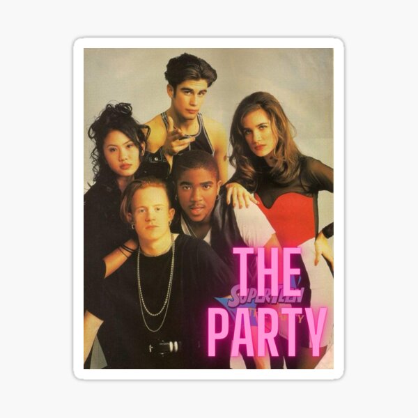 "The Party" Sticker for Sale by Sunflower5576 | Redbubble