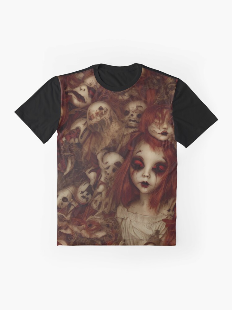 "Dolls’ sinister tea party" Graphic T-Shirt for Sale by Glenbobagins ...