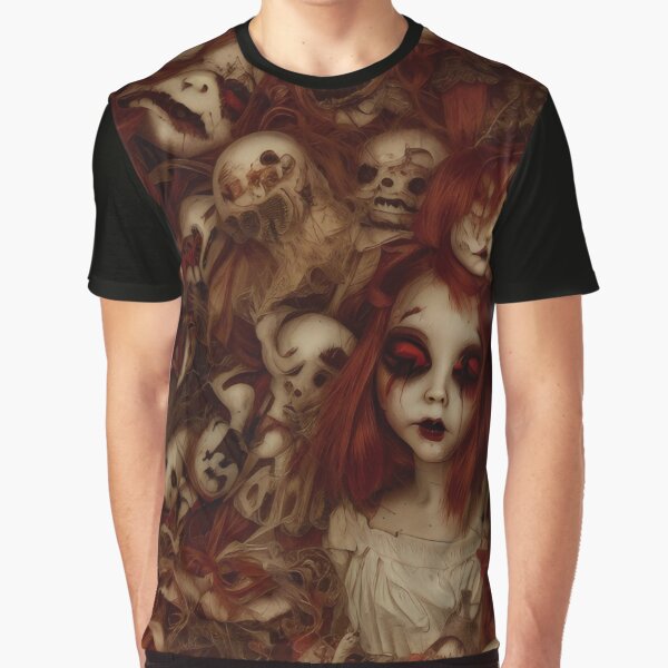 "Dolls’ sinister tea party" Graphic T-Shirt for Sale by Glenbobagins ...