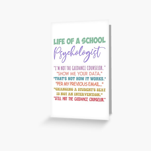 "Life Of A School Psychologist Gifts For Women Men, National ...