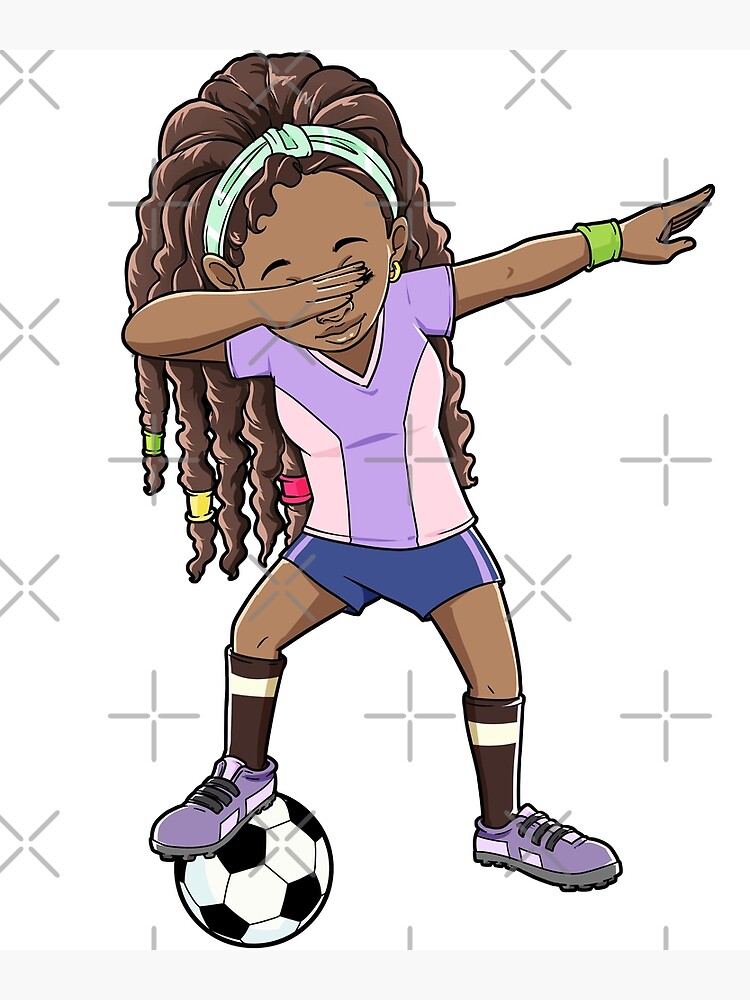 Dabbing Soccer T Shirt For Girls Dab Dance Football Ts Canvas