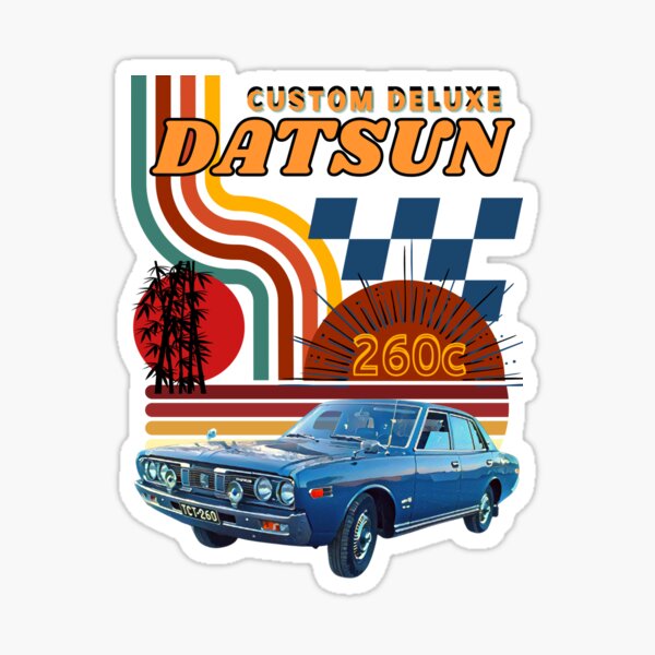 "Old Datsun" Sticker for Sale by henryvaltonen | Redbubble