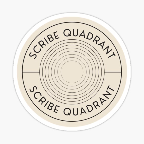 "Fourth Wing Scribe Quadrant " Sticker for Sale by kmm1221 | Redbubble