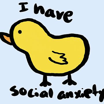 "anxious duck" Sticker for Sale by spencersugar13 | Redbubble