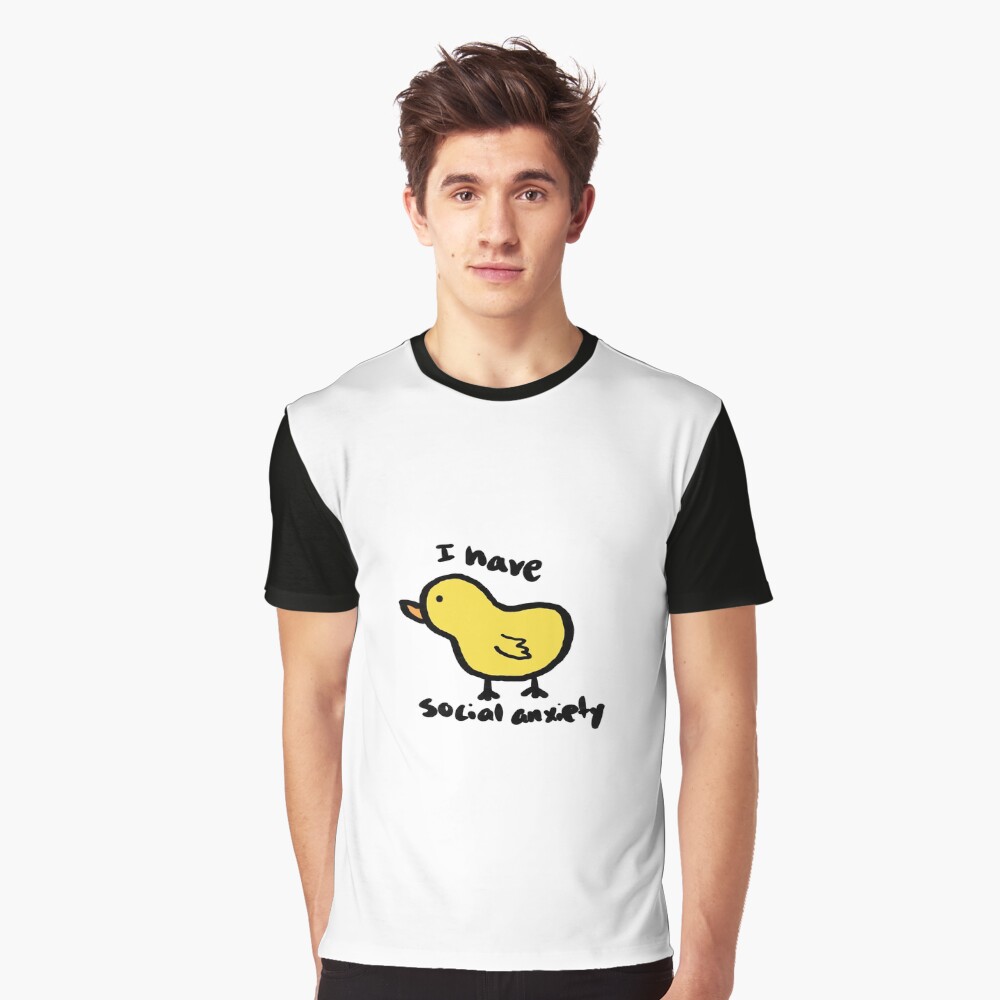 "anxious duck" Sticker for Sale by spencersugar13 | Redbubble