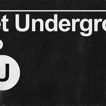 "Velvet Underground | NYC Subway Sign" Sticker for Sale by ...