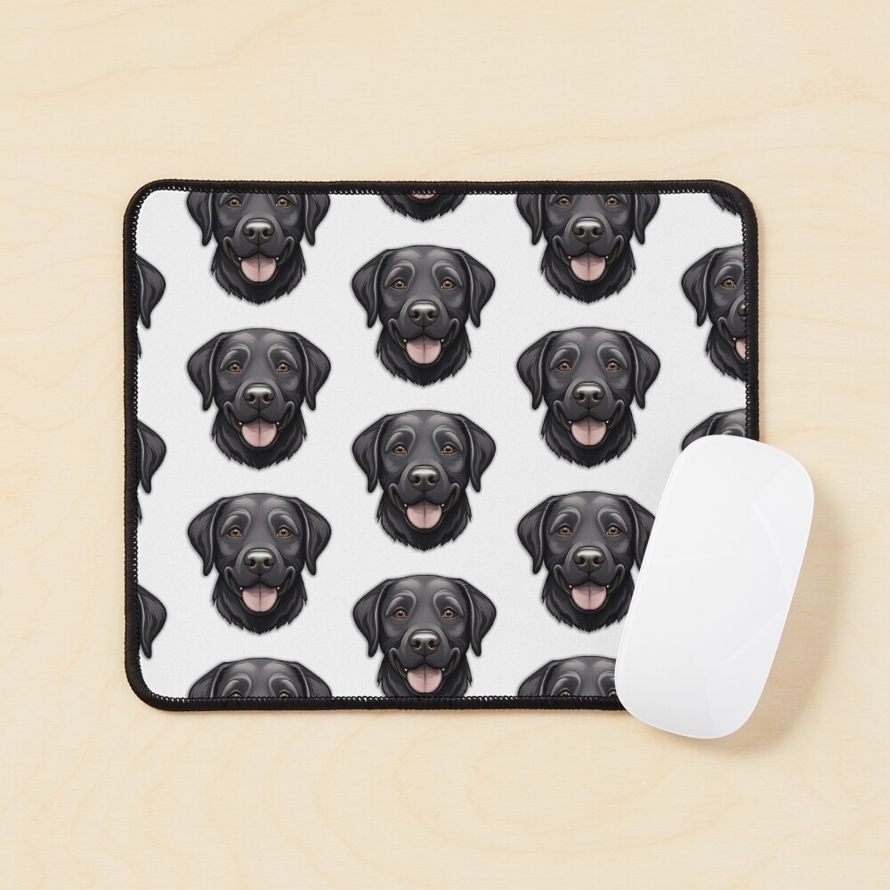 "Black labrador, black lab emoji cartoon cute" Sticker for Sale by ...