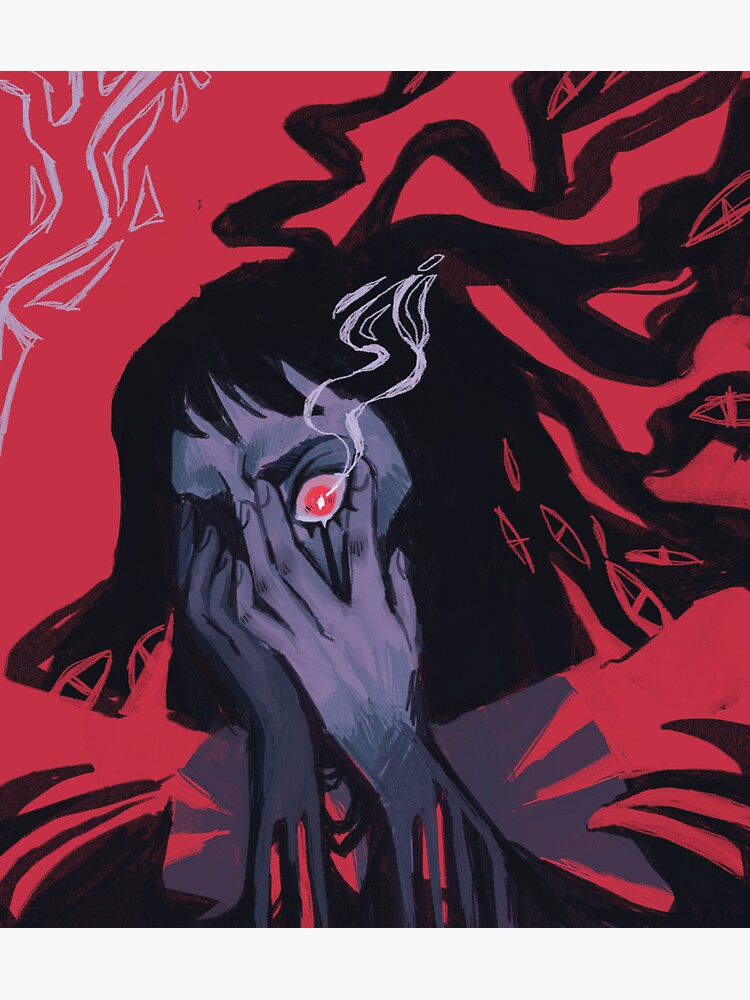 Hidden Flames: The Power of Fiery Emotions | Sticker sold by Georgina ...