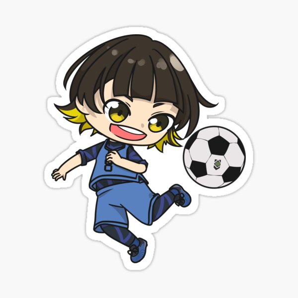 "Blue Lock - Bachira Meguru Team Z number 8" Sticker for Sale by J ...