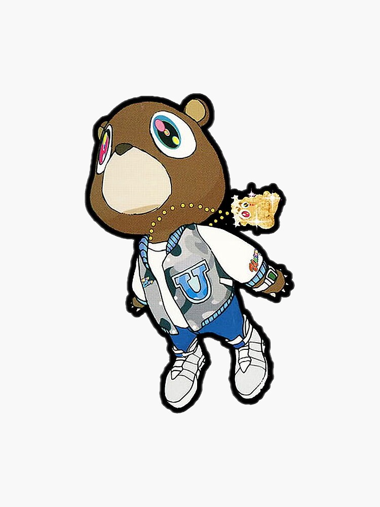 "ye bear" Sticker by Leoboy-2836 | Redbubble