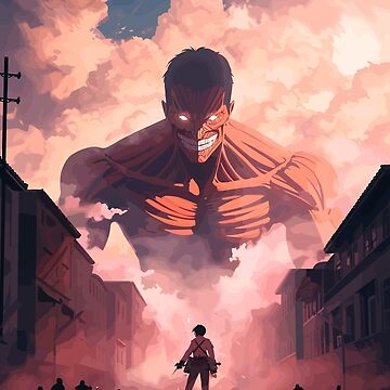 "Man Vs Titan" Poster for Sale by ShinraiDesignz | Redbubble