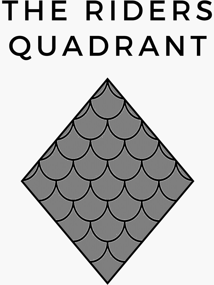 "Fourth Wing The Riders Quadrant Sticker" Sticker for Sale by ...