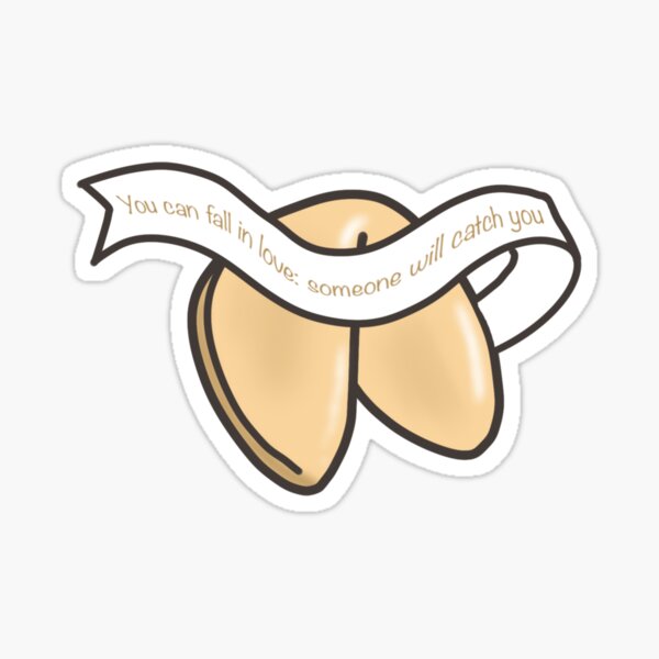 "Cute Fortune Cookie Love Quote from Love Hypothesis" Sticker for Sale ...