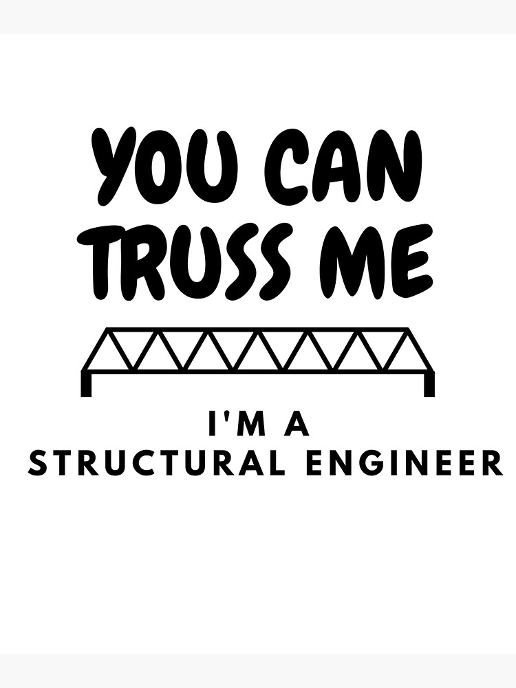 "STRUCTURAL ENGINEER " Sticker for Sale by Noya-R | Redbubble