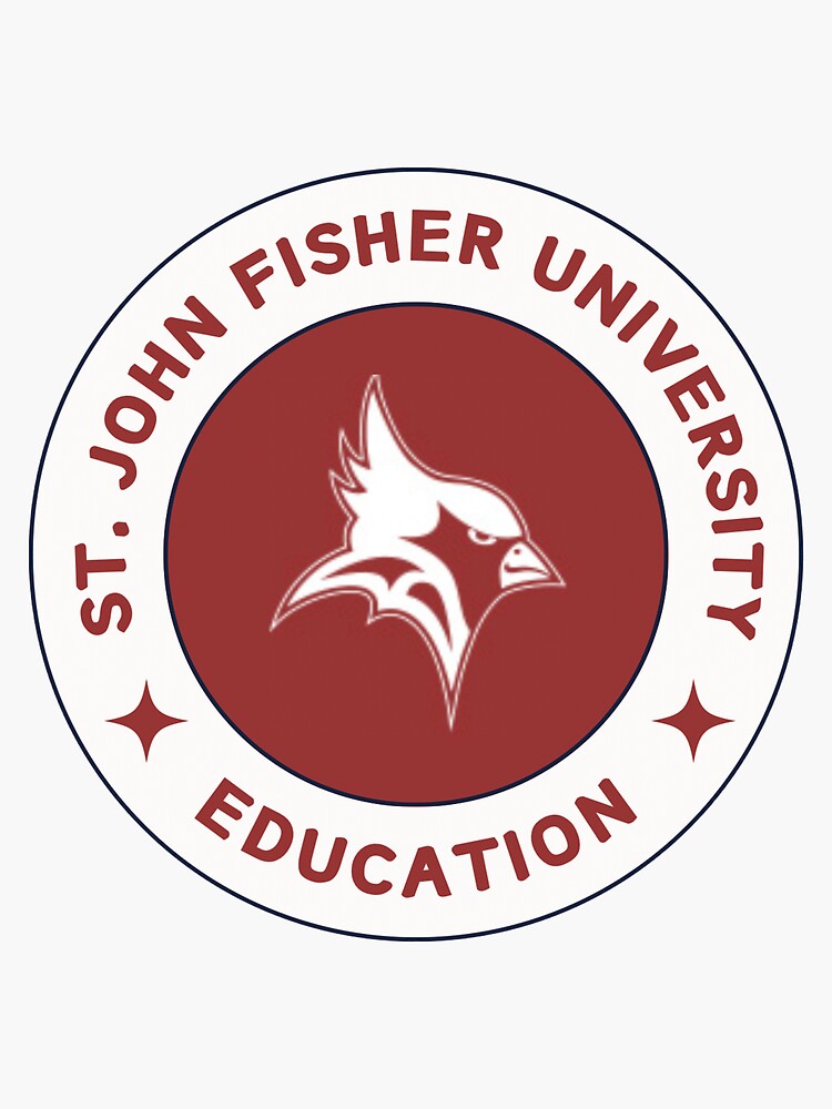 "St. John Fisher University Logo - Education" Sticker for Sale by ...