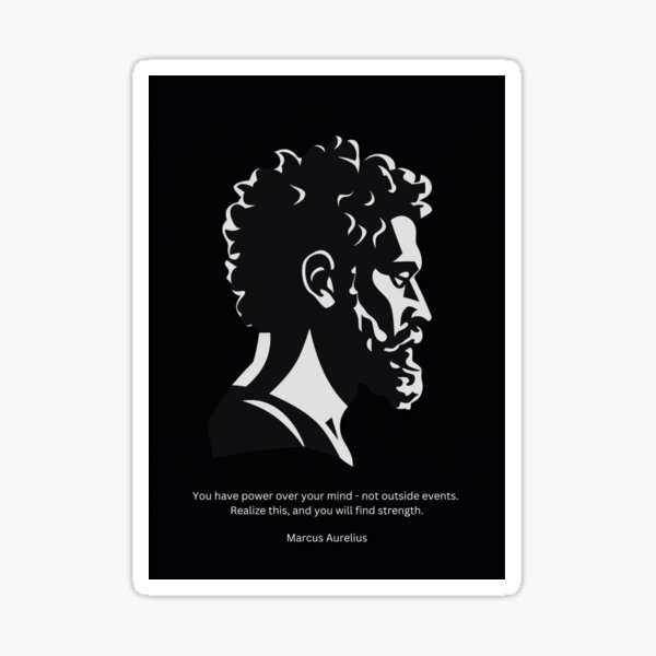"Marcus Aurelius - Stoic Philosophy" Sticker for Sale by Dofarrell1 ...