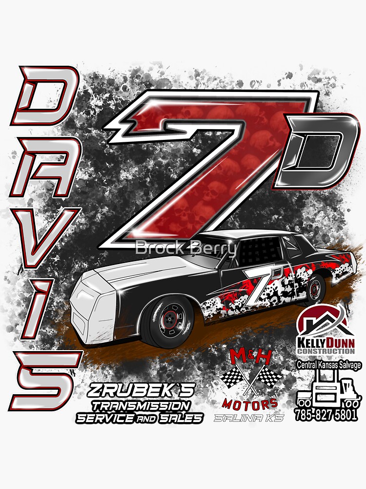 "Davis Racing 2023" Sticker for Sale by Dirtmod09B | Redbubble