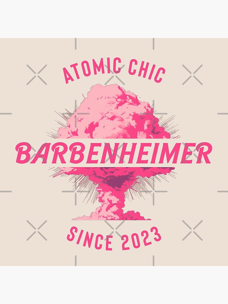 "BARBENHEIMER 2023 LOGO" Poster for Sale by Retro Travel Design | Redbubble