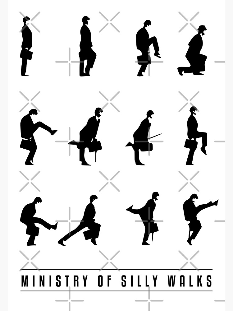 Silly Walks Premium Matte Vertical Poster sold by Charles Jackson | SKU ...