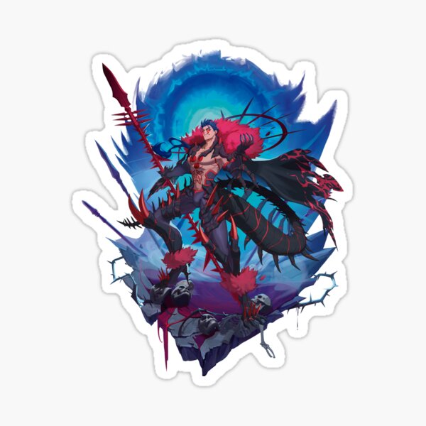 "Cu chulainn Berserker FGO" Sticker for Sale by xEMIYA | Redbubble