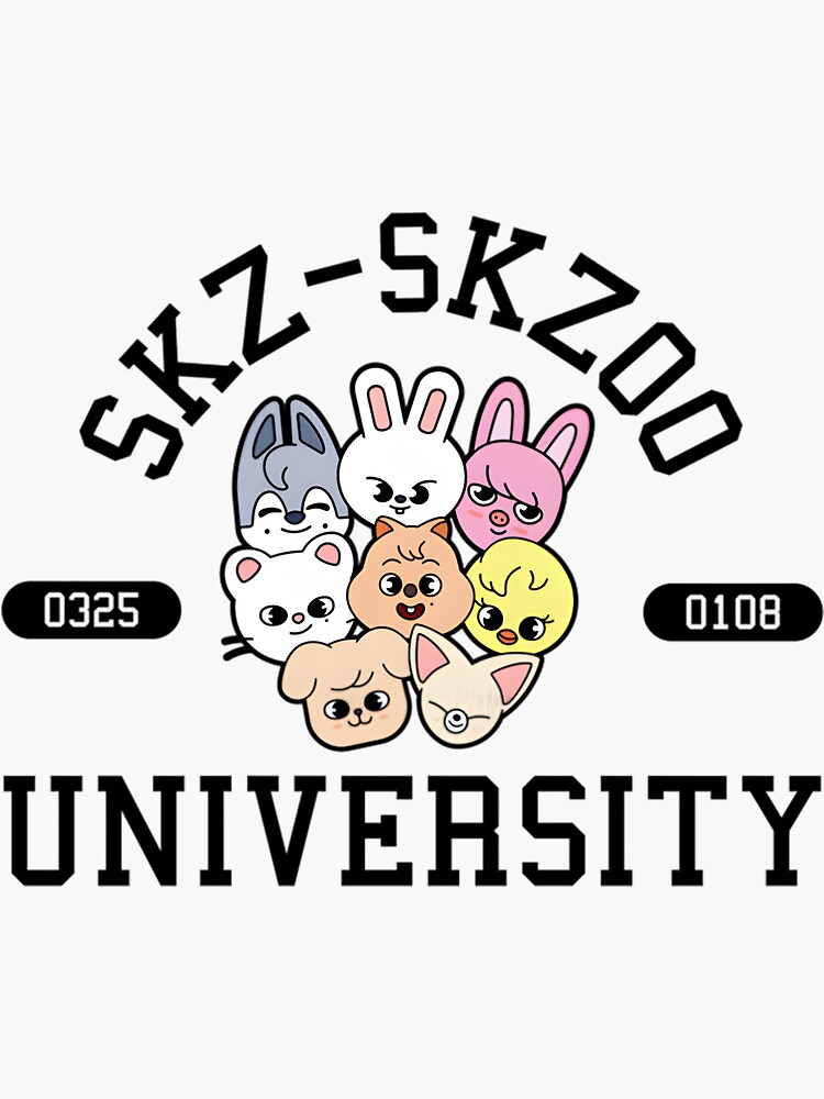 "Stray Kids SKZOO University Classic " Sticker for Sale by ...
