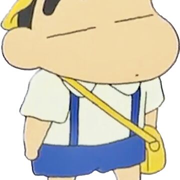 "Shin Chan in School Uniform (Stickers)" Sticker for Sale by ...