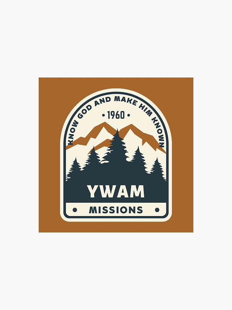 "Forrest Mountain- YWAM Logo - Youth With a Mission" Sticker for Sale ...