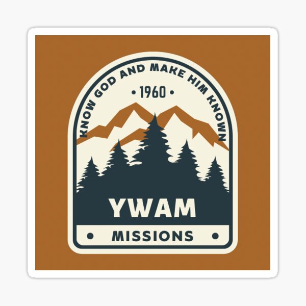 "Forrest Mountain- YWAM Logo - Youth With a Mission" Sticker for Sale ...