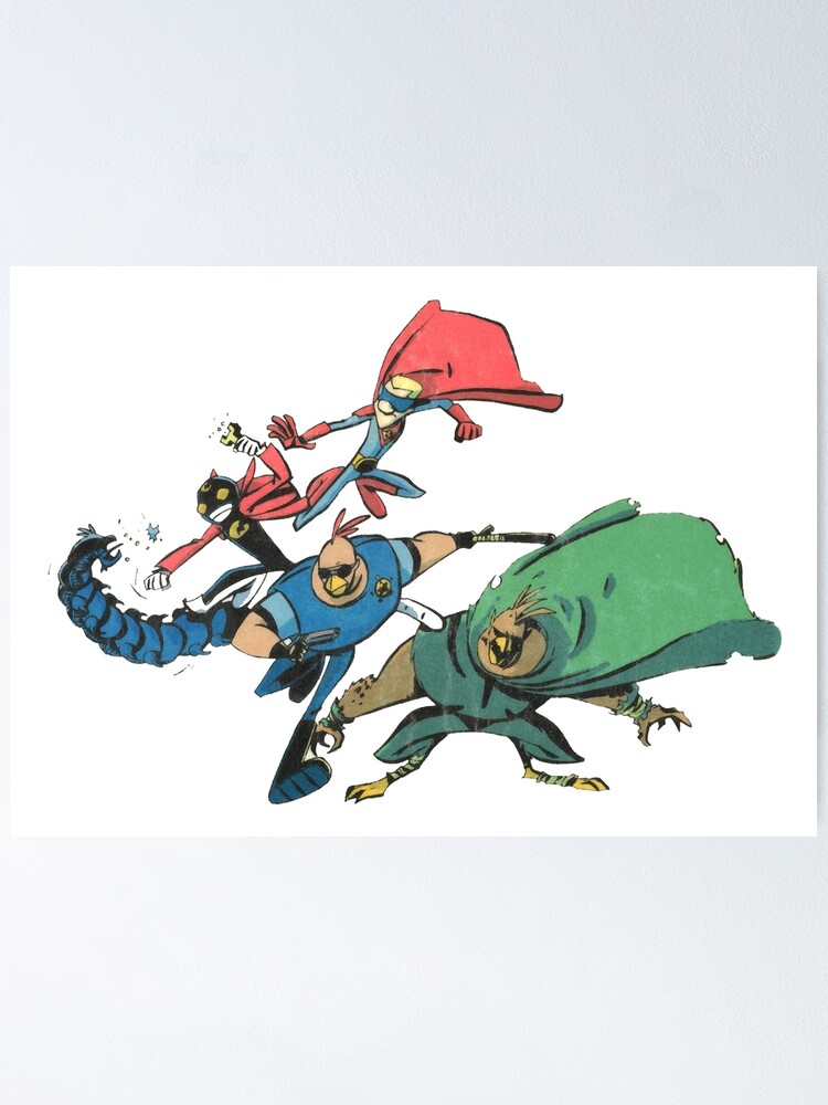 Poster « Tee-shirt de personnage de bande dessinée Fictionym ...