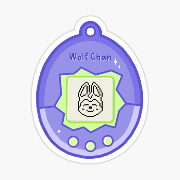 "Tamagotchi Wolf Chan - Bang Chan - Stray Kids" Sticker by mrnart27 ...