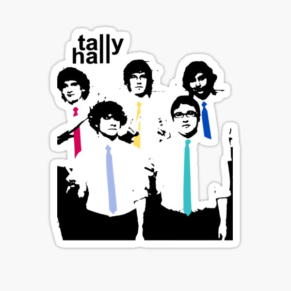 "tally hall Painting five people vintage Classic " Sticker for Sale by ...