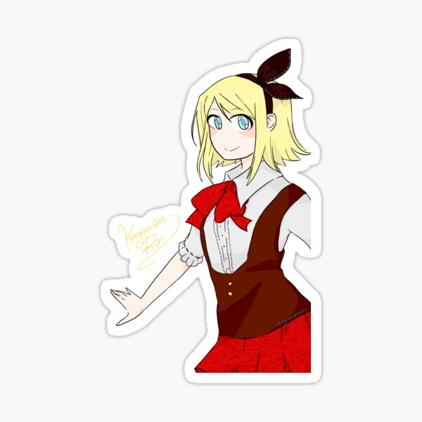 "Kagamine Rin" Sticker for Sale by sugarpow | Redbubble