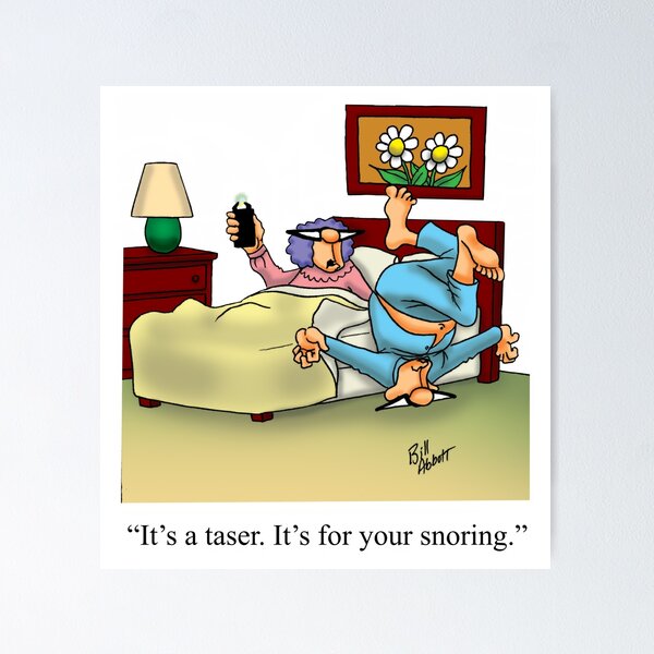 "Funny Spectickles Snoring Humor" Poster for Sale by abbottoons | Redbubble