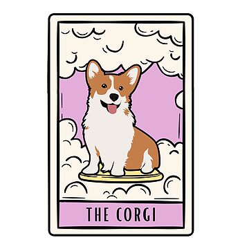 "The Corgi Tarot" Sticker for Sale by annessadesign | Redbubble