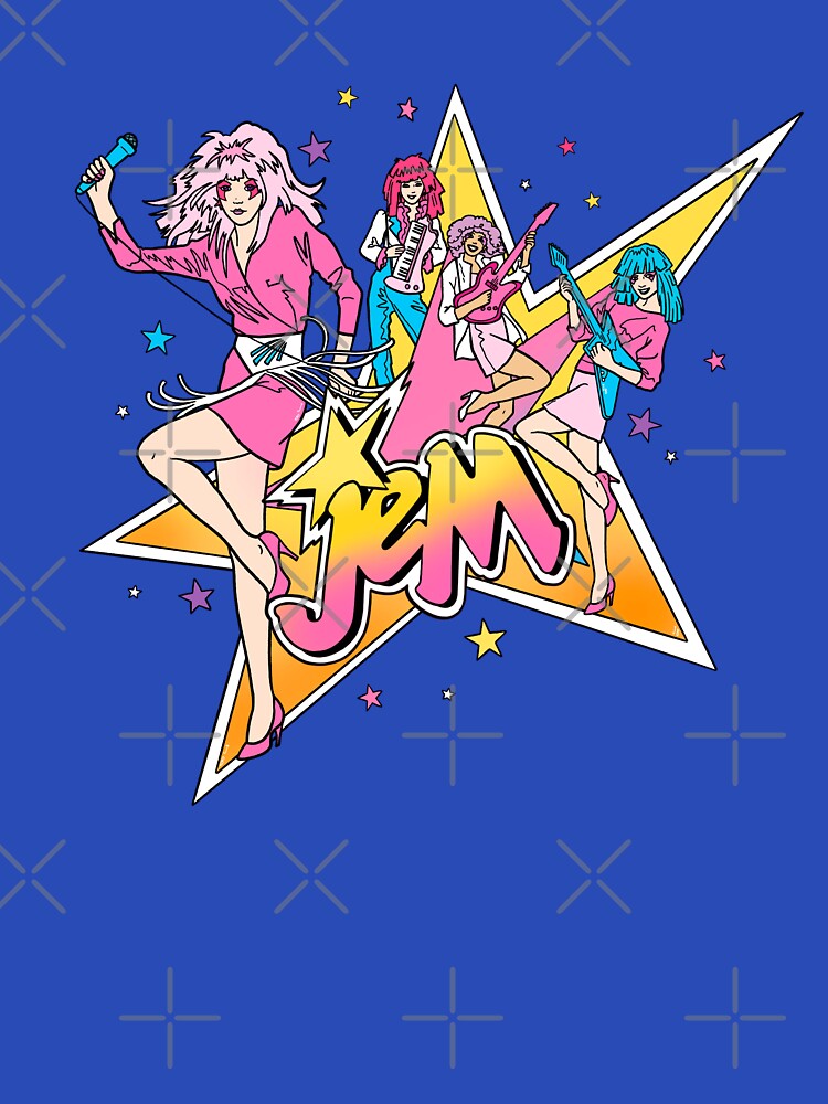 "80s Jem - Star" Essential T-Shirt for Sale by FunnehGacha | Redbubble