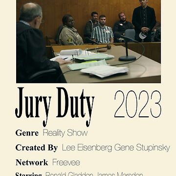 "Jury Duty Poster" Sticker for Sale by tlee322 | Redbubble