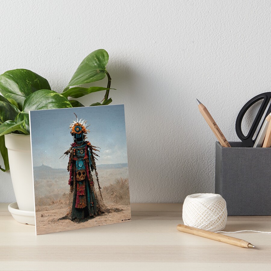 "Toltec Shaman in Mexican Desert - Ai Artwork - Ai Generated Art ...