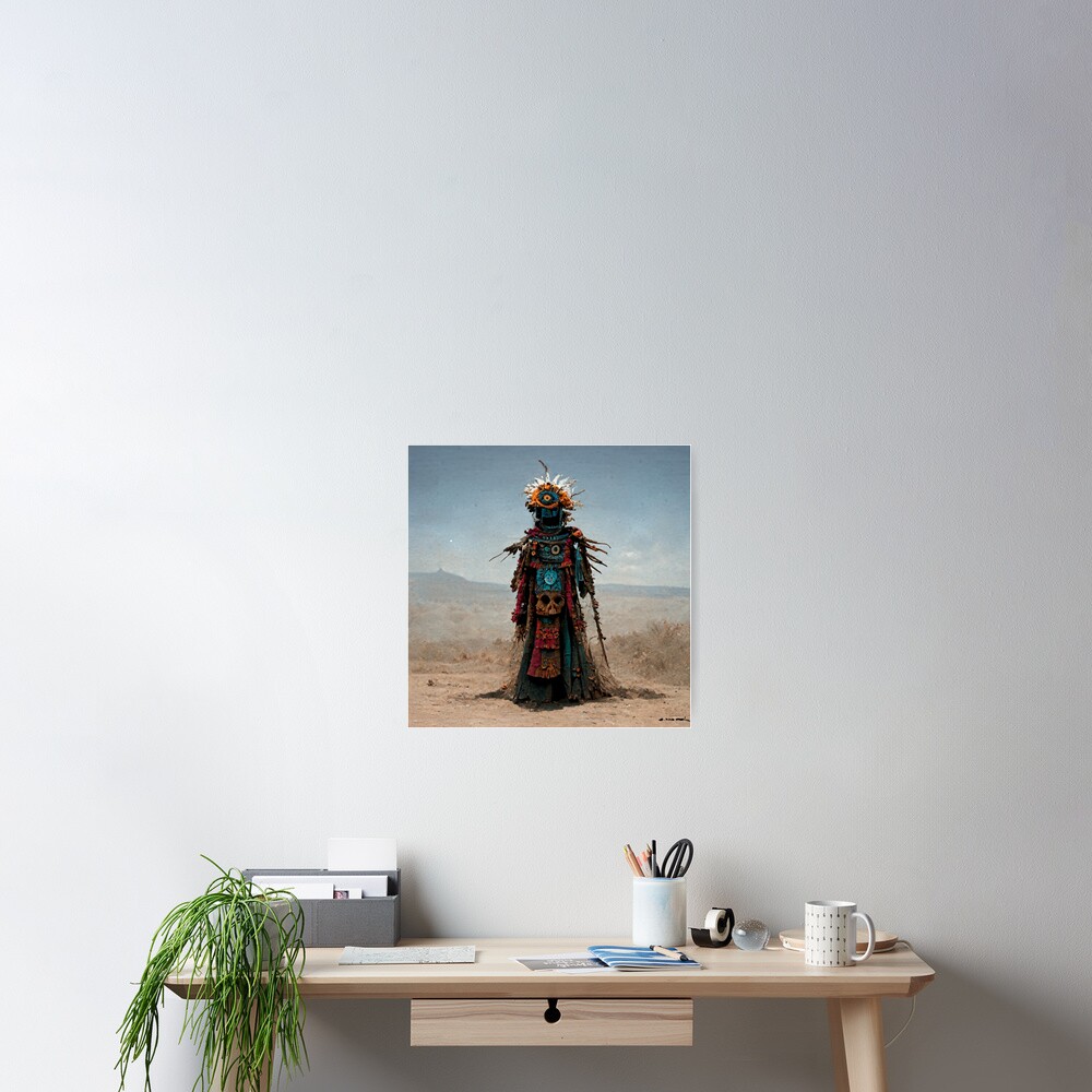 "Toltec Shaman in Mexican Desert - Ai Artwork - Ai Generated Art ...