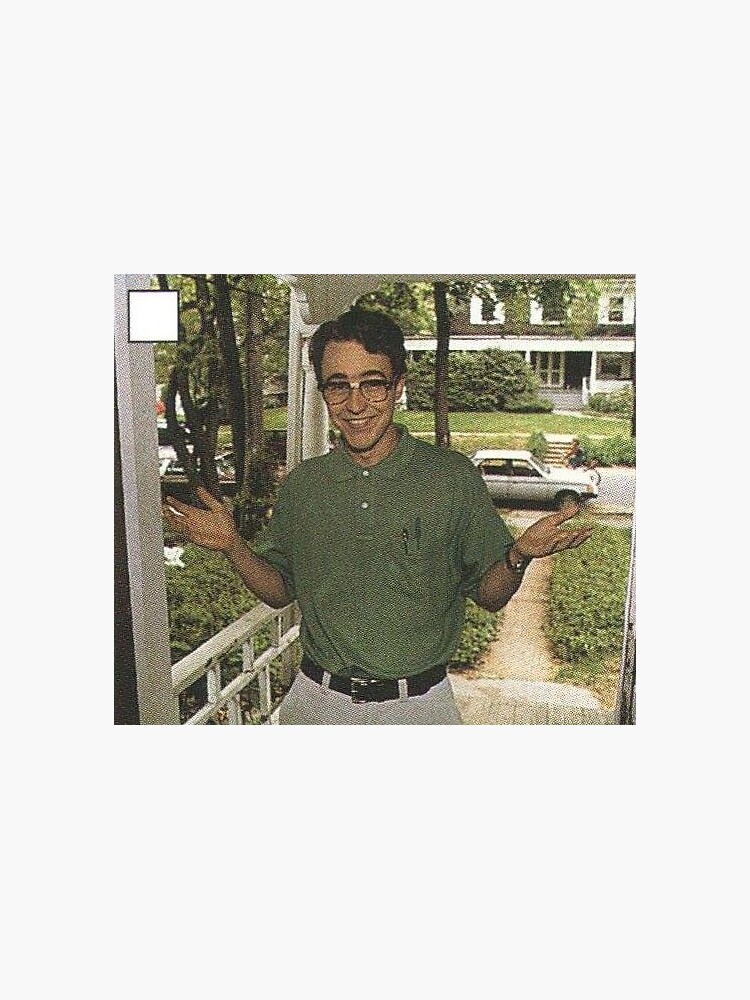 "Edward Norton Nerd" Sticker for Sale by LobsterThong | Redbubble