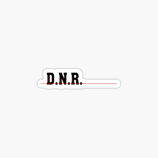 Dnr Stickers | Redbubble
