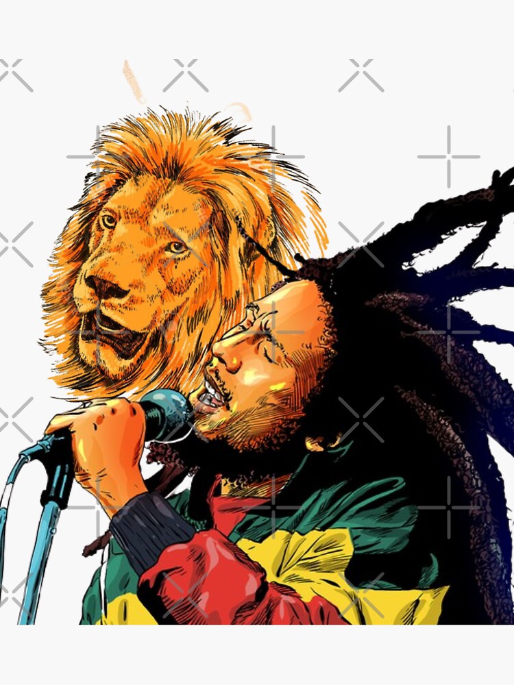 "Bob Marley stickers" Sticker by jaderisser | Redbubble