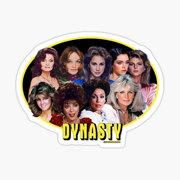 "Dynasty Divas" Sticker for Sale by Camp-o-rama | Redbubble