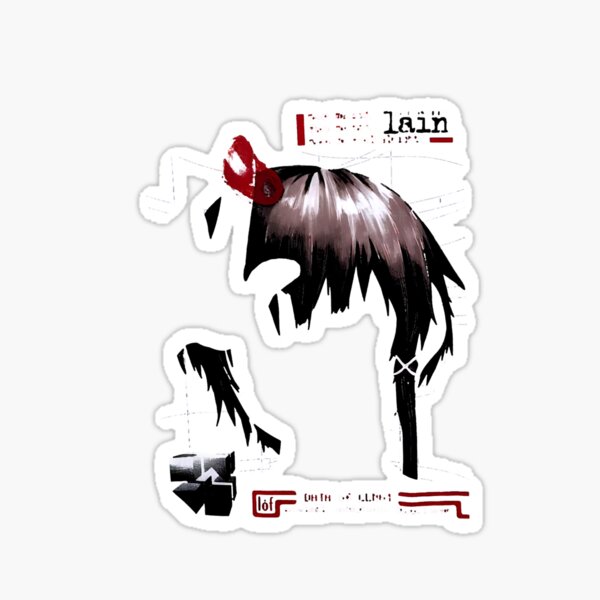 "Serial Experiments Lain " Sticker for Sale by Yunnapretty | Redbubble