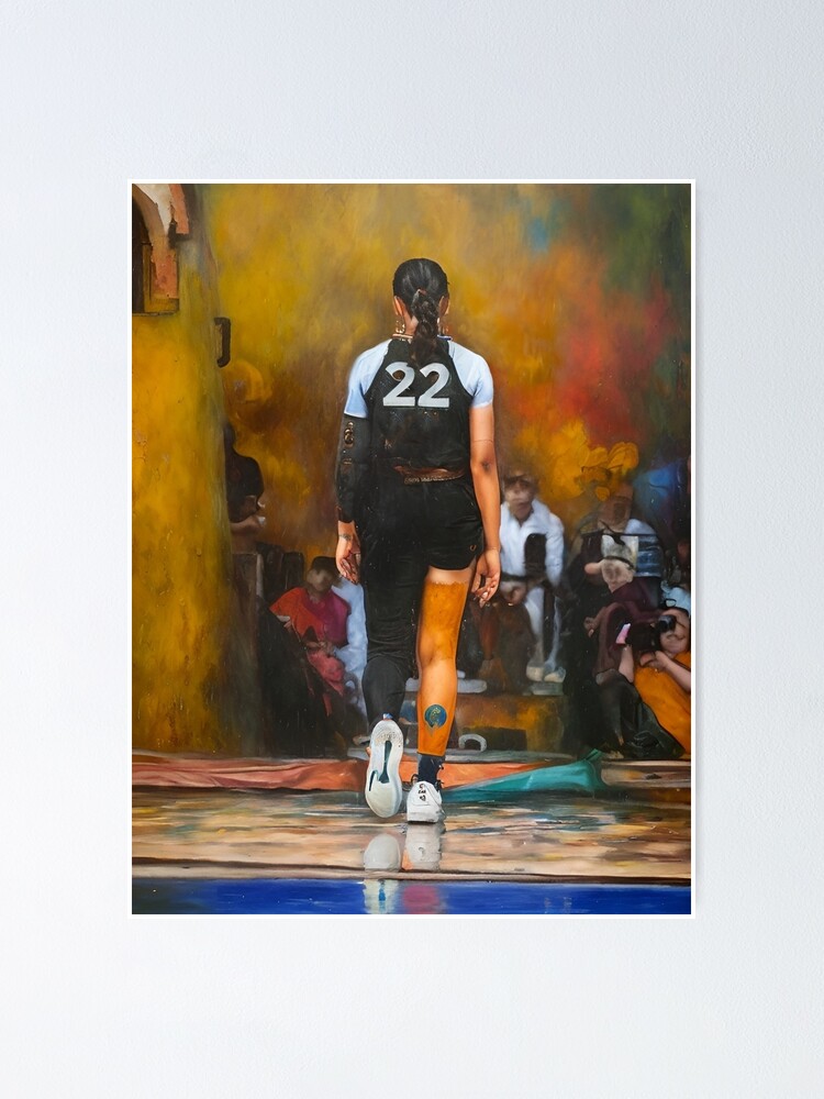 "Aja Wilson - Art" Poster for Sale by AYA-Design | Redbubble