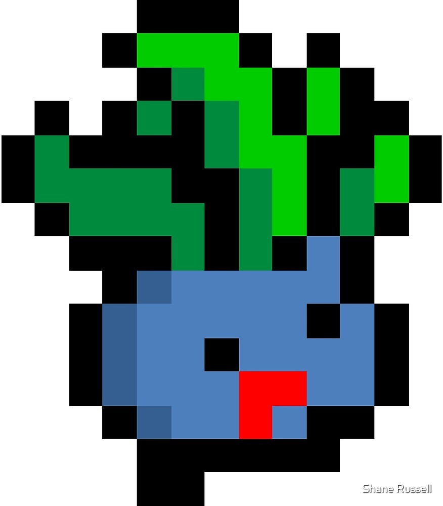 "Pokemon 8-Bit Pixel Oddish 043" by slr06002 | Redbubble