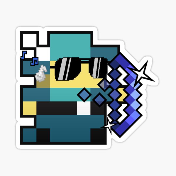 "RotMG Swag Bard" Sticker for Sale by Chobii | Redbubble