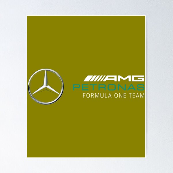 "Mercedes AMG Petronas F1 Team Classic " Poster for Sale by ...