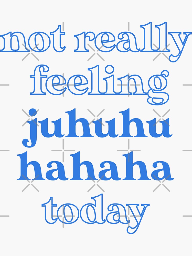 "juhuhu hahaha plastika" Sticker for Sale by atlasbackache | Redbubble