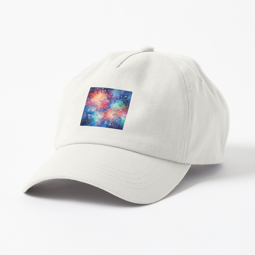 "Watercolor Fireworks | Vibrant Sky Celebration Art" Sticker for Sale ...