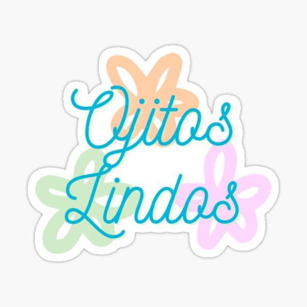 "Ojitos Lindos Sticker—Bad Bunny" Sticker for Sale by marzHz | Redbubble